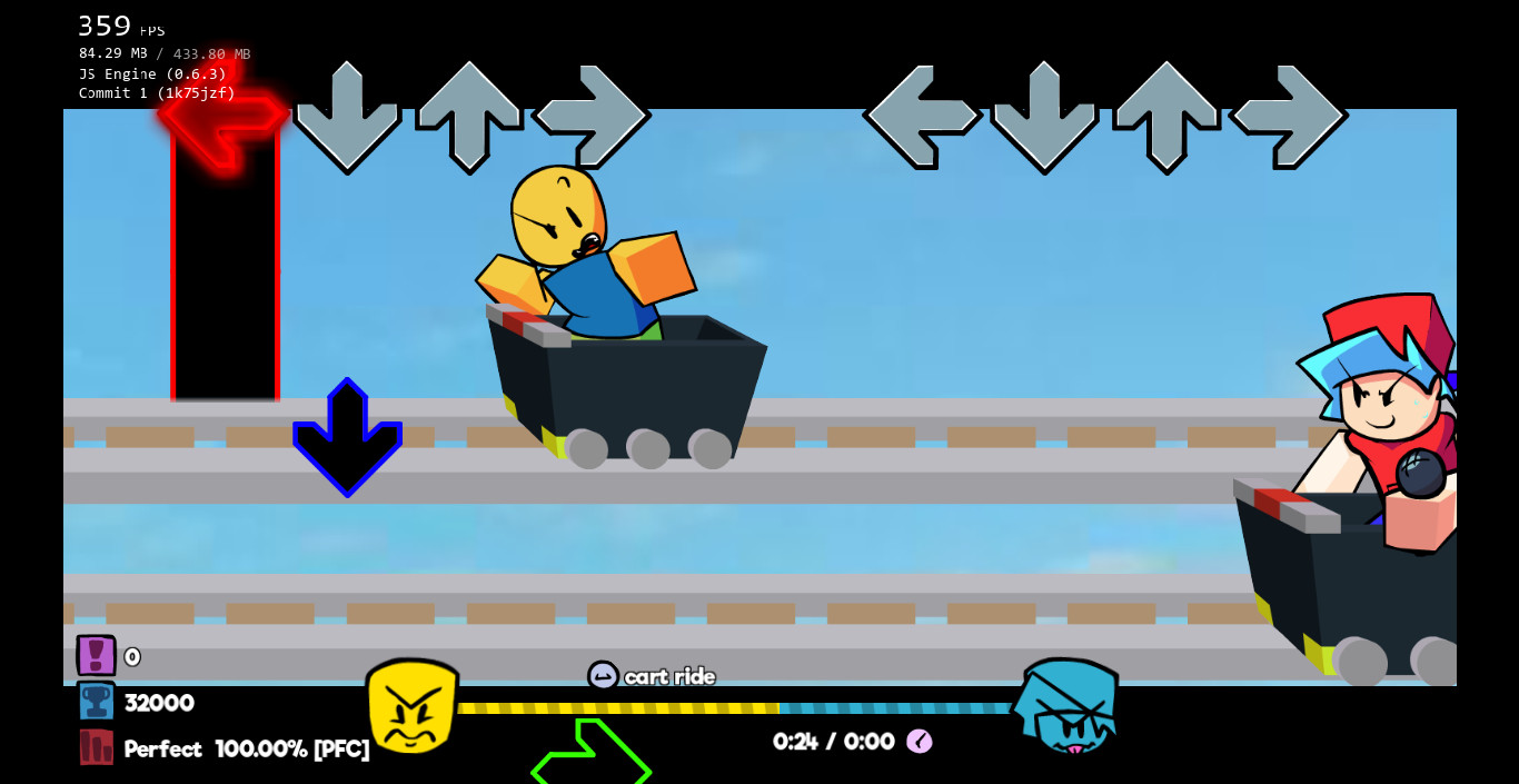 Funkin on the Heights:JS Engine Port Mod for Friday Night Funkin' | FNF ...