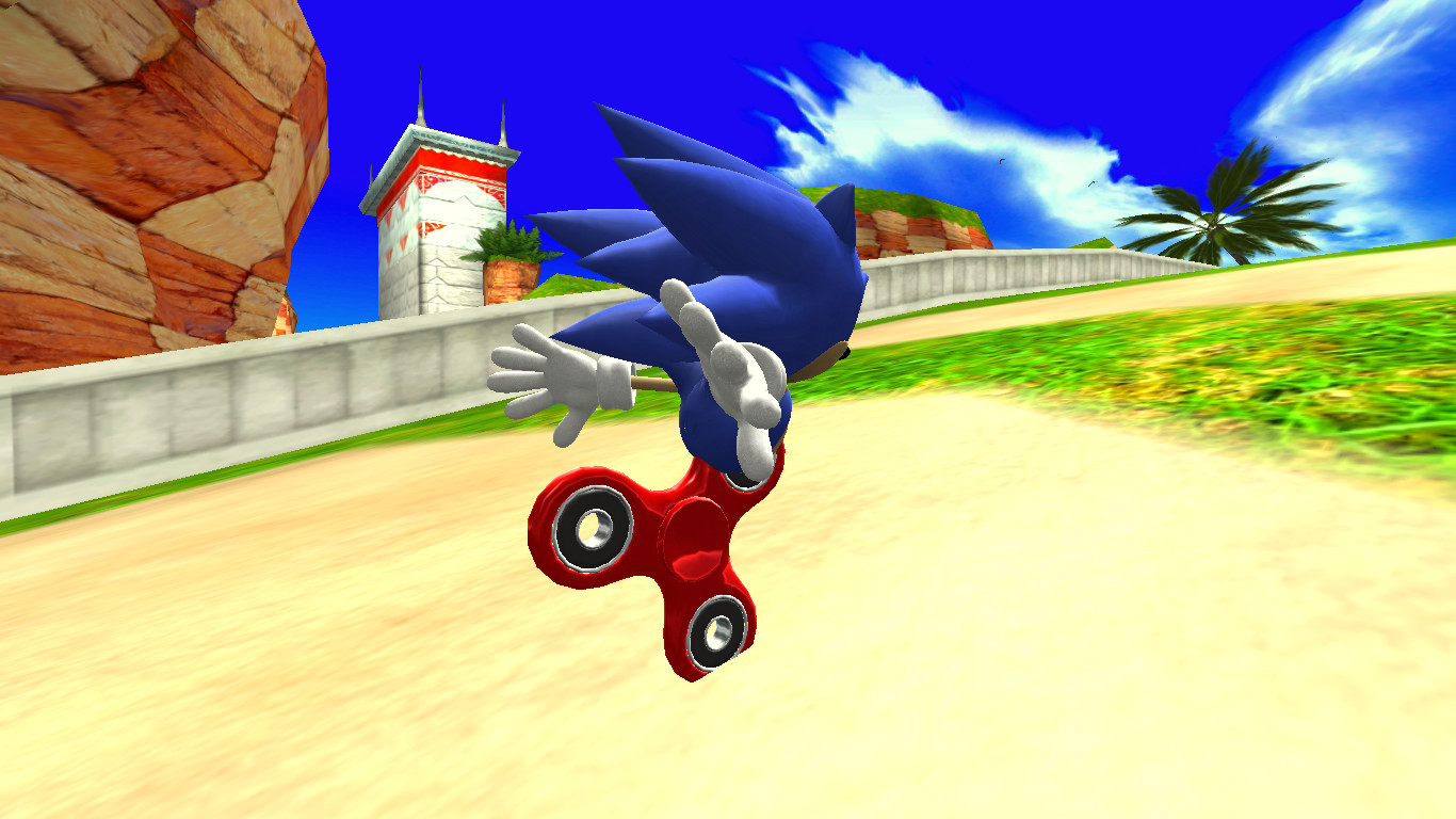 Fidget Sonic Mod for Sonic World DX | SWDX Mods