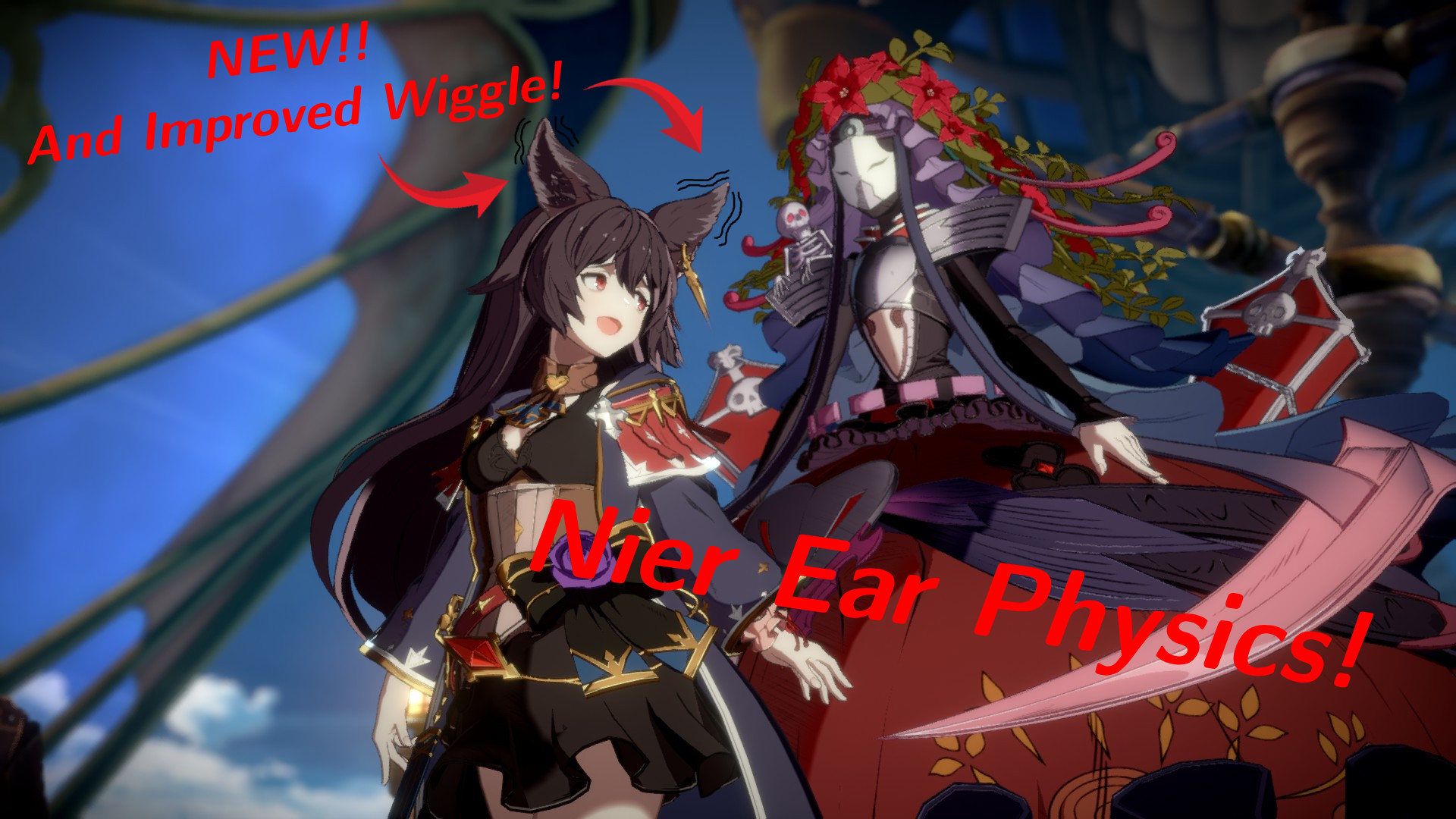 Nier Ear Wiggle Physics Mod for Granblue Fantasy Versus: Rising | GB ...