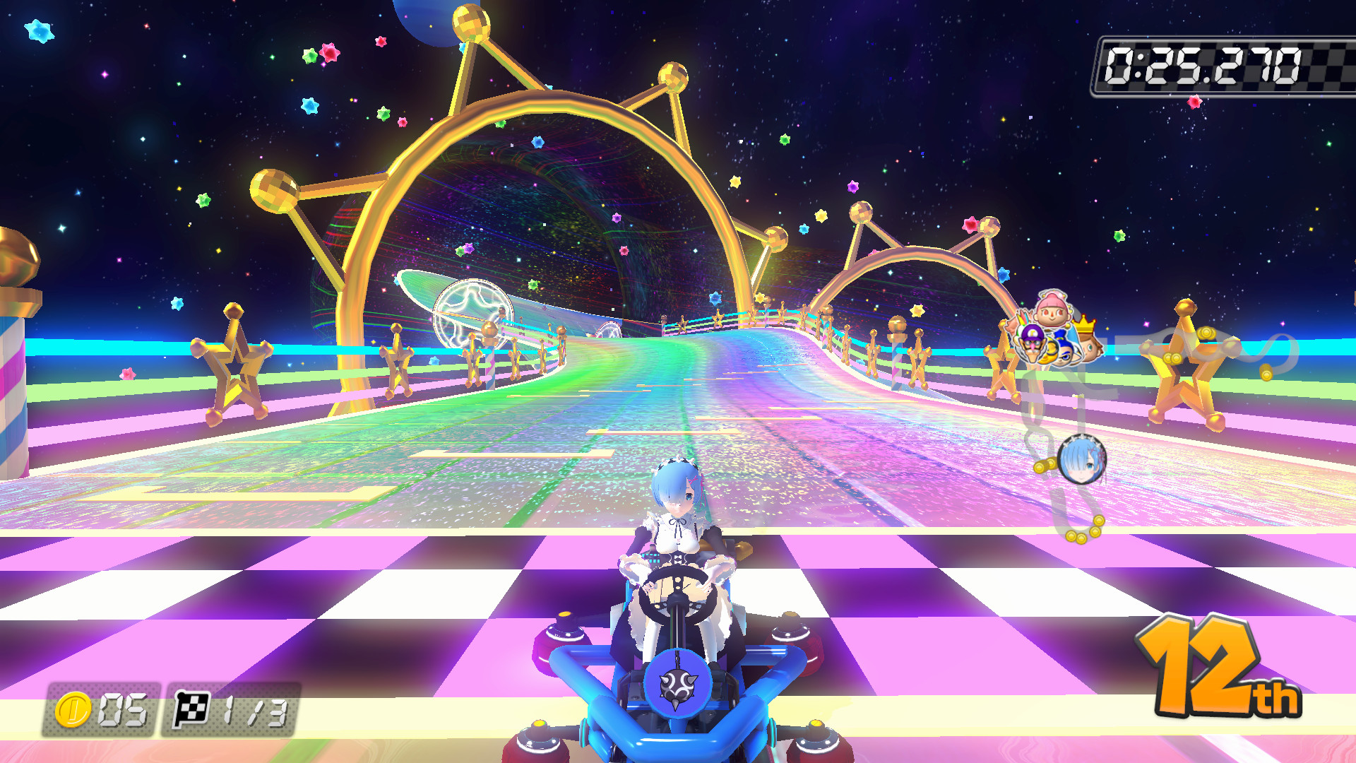 Re:ZERO Rem in MK8DX Mod for Mario Kart 8 Deluxe | MK8D Mods