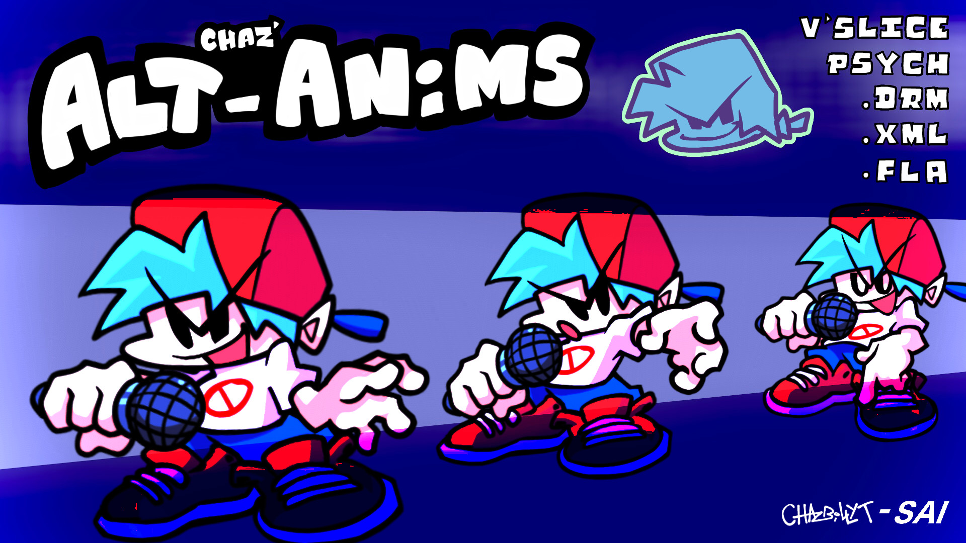 Chaz' Alt Anims! Mod for Friday Night Funkin' | FNF Mods