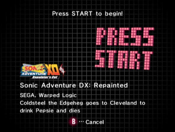 [SENSITIVE CONTENT] SADX Repainted: Console Edition (GCN) WIP Mod for ...