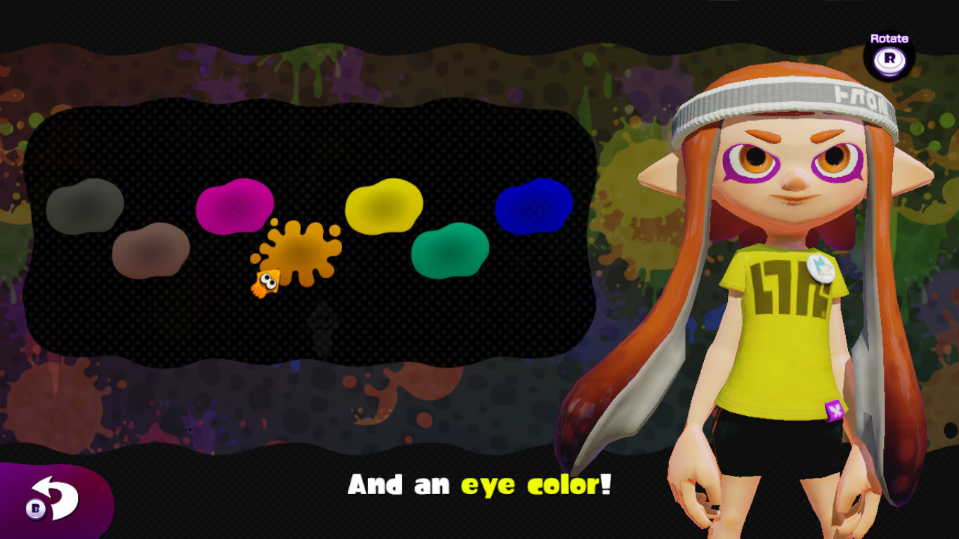 Rival eyes for WOOMY Mod for Splatoon | Splatoon Mods