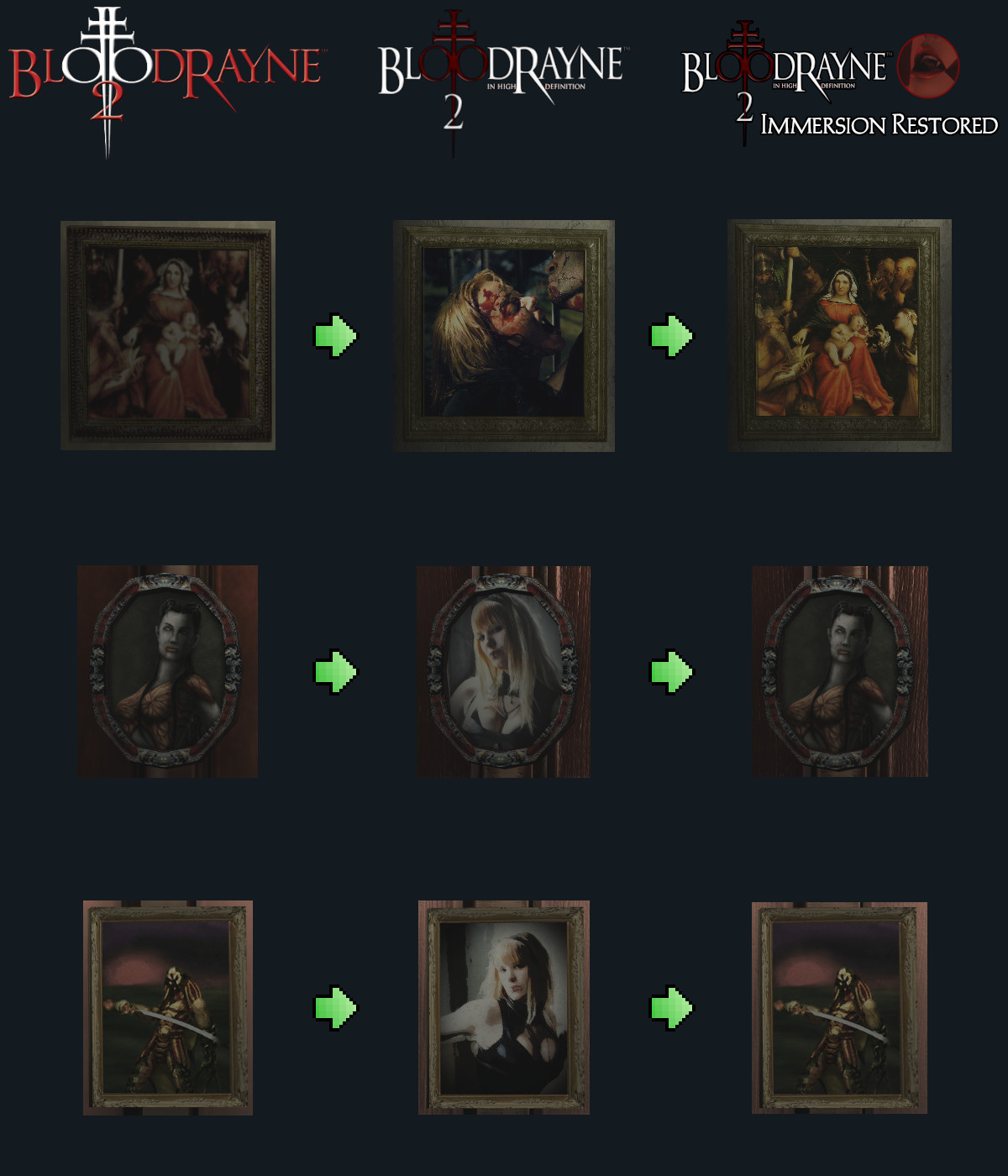BloodRayne 2 HD - Immersion Restored Mod for BloodRayne 2 | BR2 Mods