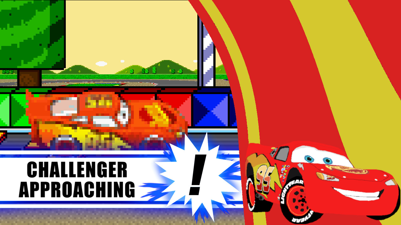 Lightning McQueen (Cars) [9.5/CMC+] Mod for Super Smash Bros. Crusade ...