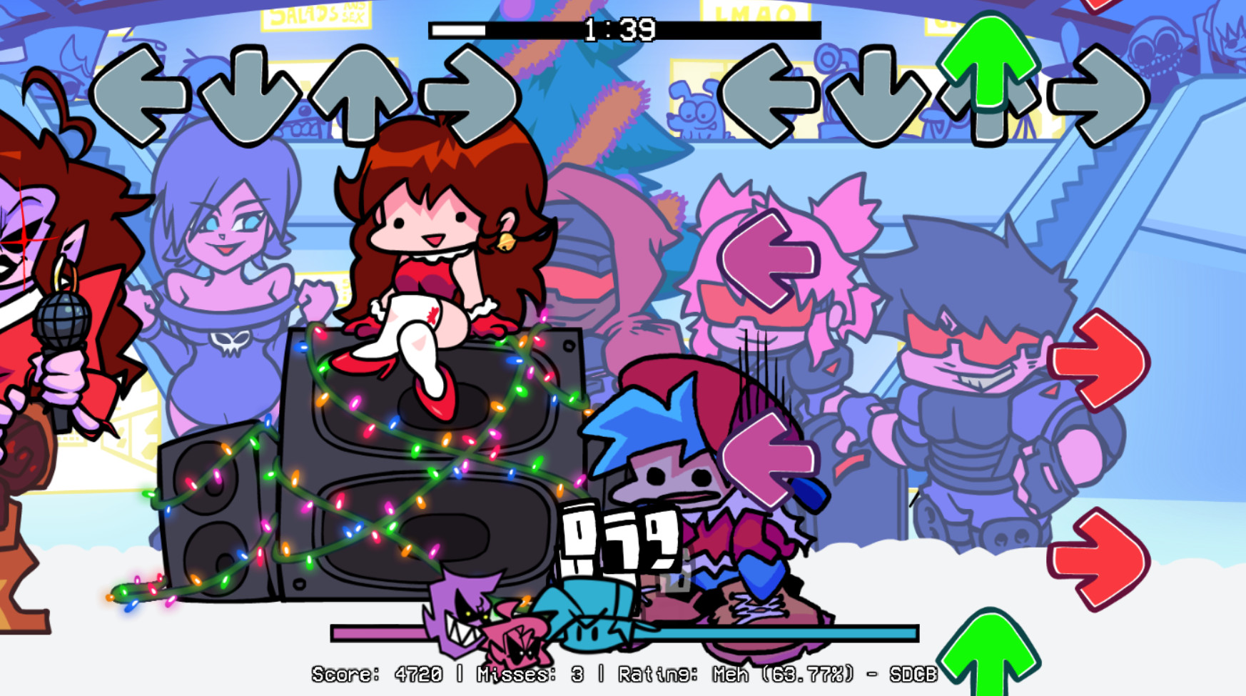 Dorp Girlfriend Mod for Friday Night Funkin' | FNF Mods