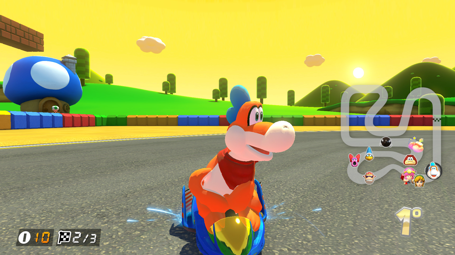 Plessie (Over Cat Peach - AmphibieKey) Mod for Mario Kart 8 Deluxe ...