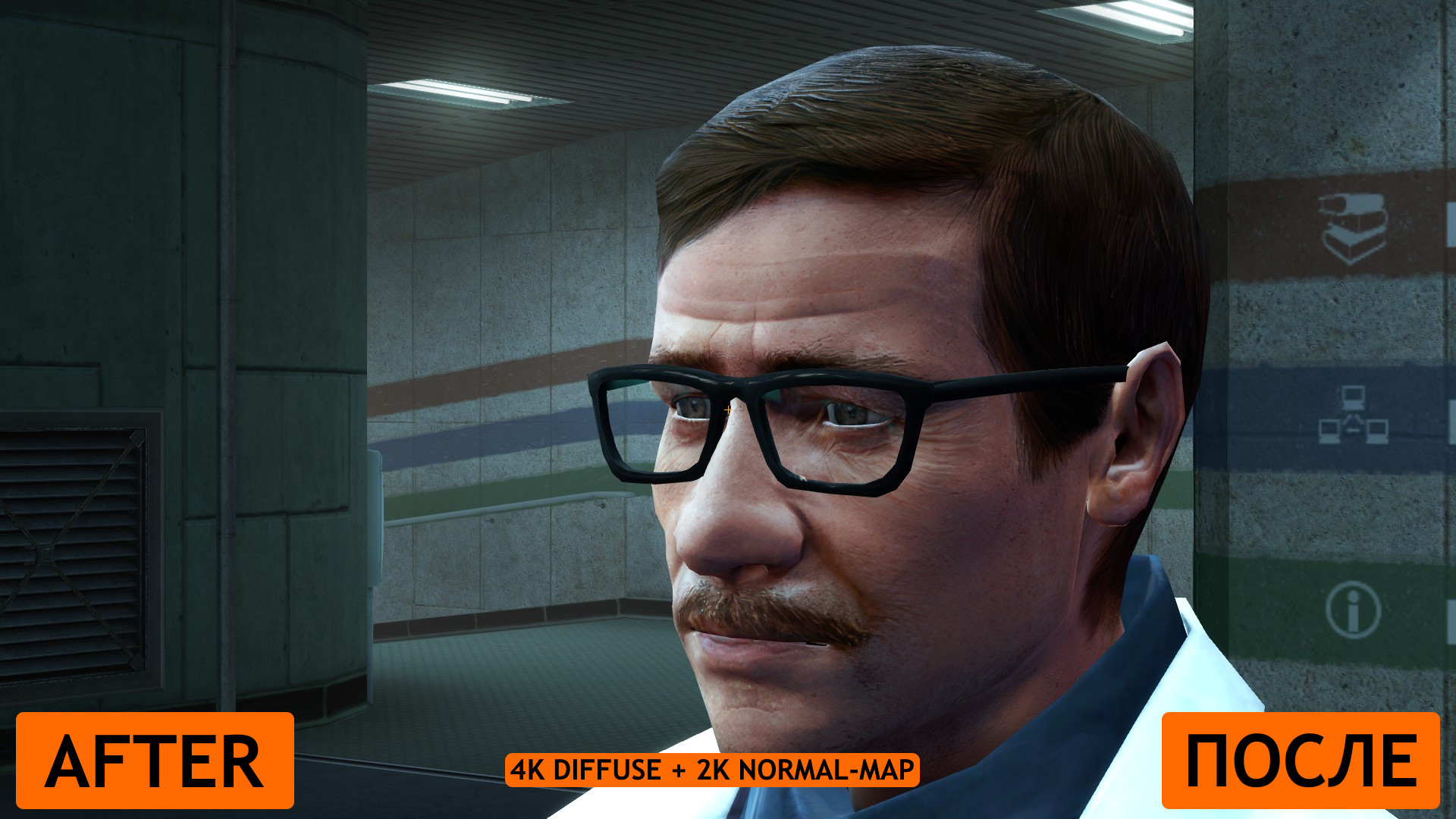 All Male Face Upscale Mod for Black Mesa | BM Mods