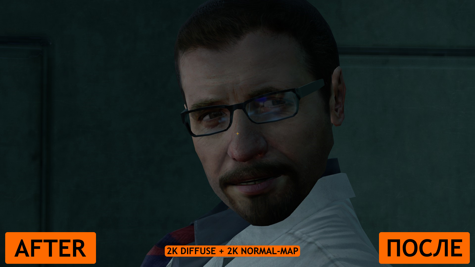 All Male Face Upscale Mod for Black Mesa | BM Mods