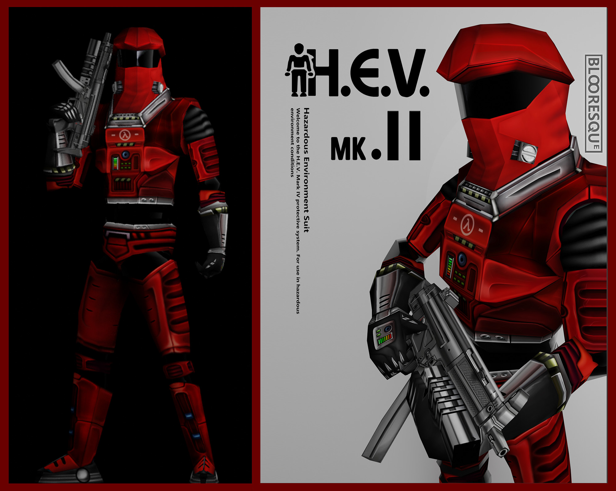 HEV Mk II recreation (RTB HEV) Mod for Half-Life | HL Mods