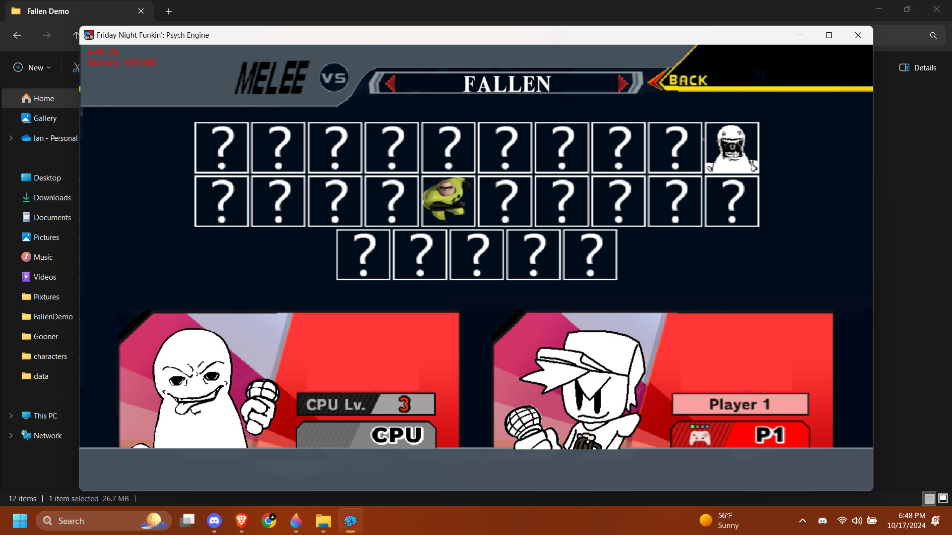SigmaTown Fallen Chungus Demo Mod for Friday Night Funkin' | FNF Mods