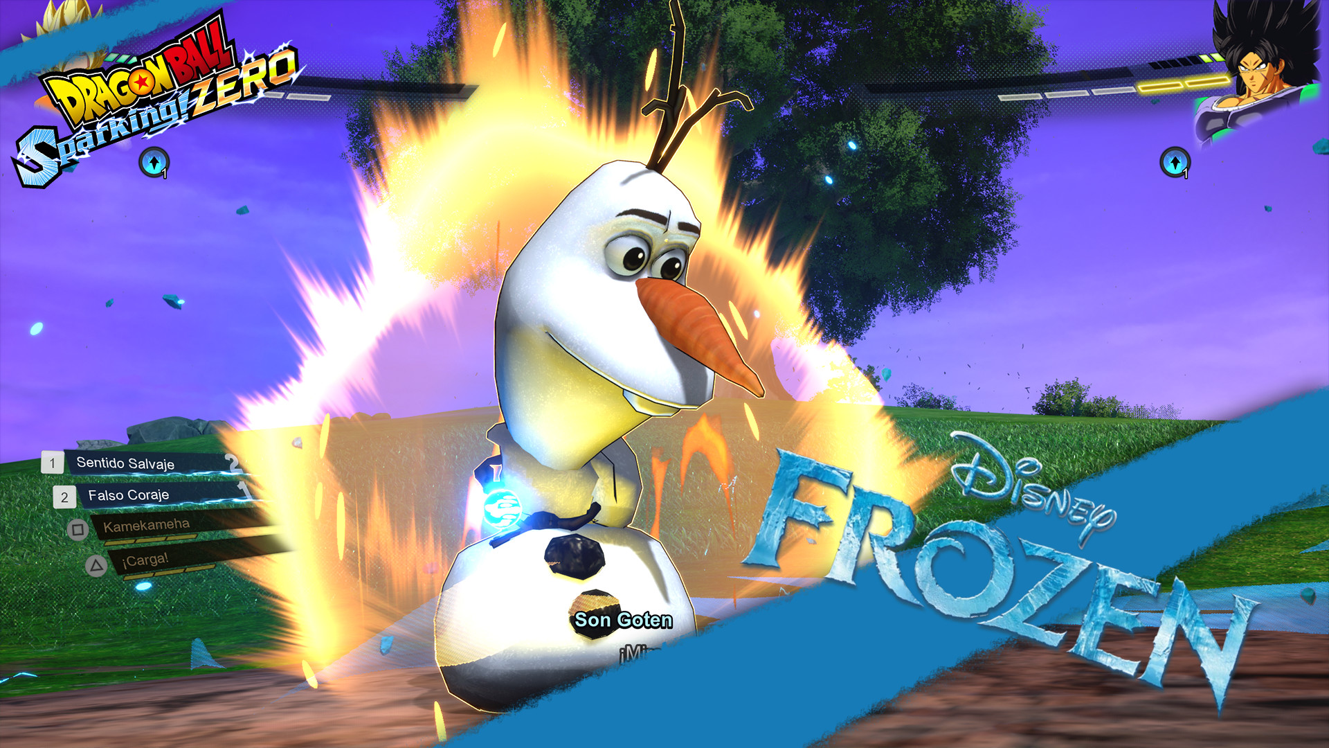 OLAF ON GOTEN Mod for Dragon Ball: Sparking! ZERO | DBSZ Mods