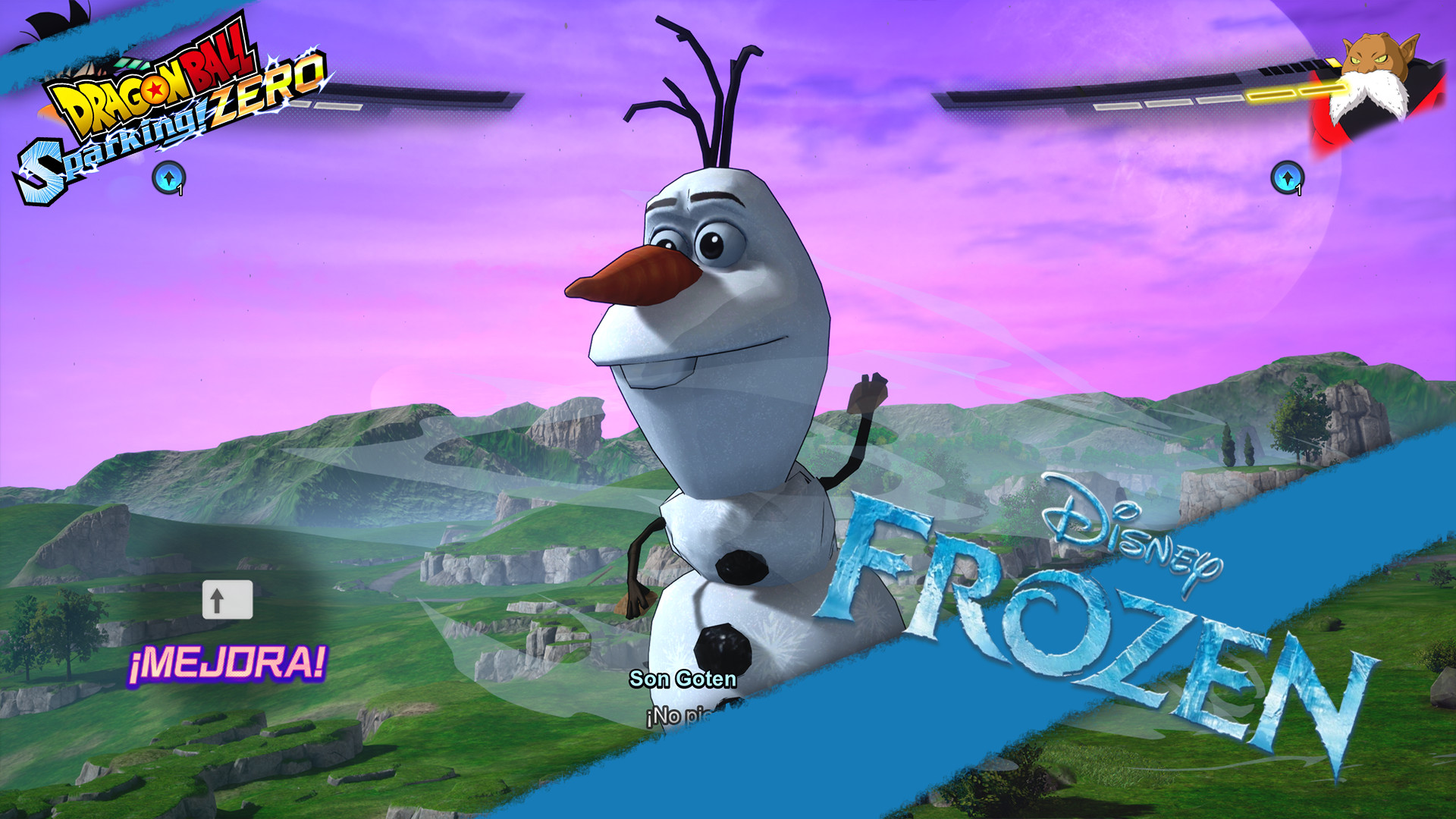 OLAF ON GOTEN Mod for Dragon Ball: Sparking! ZERO | DBSZ Mods