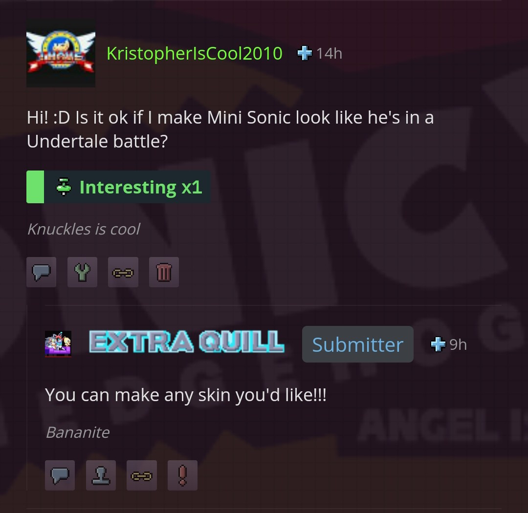 Undertale (Battle style) Mini Sonic Mod for Sonic 3 A.I.R. | S3AIR Mods