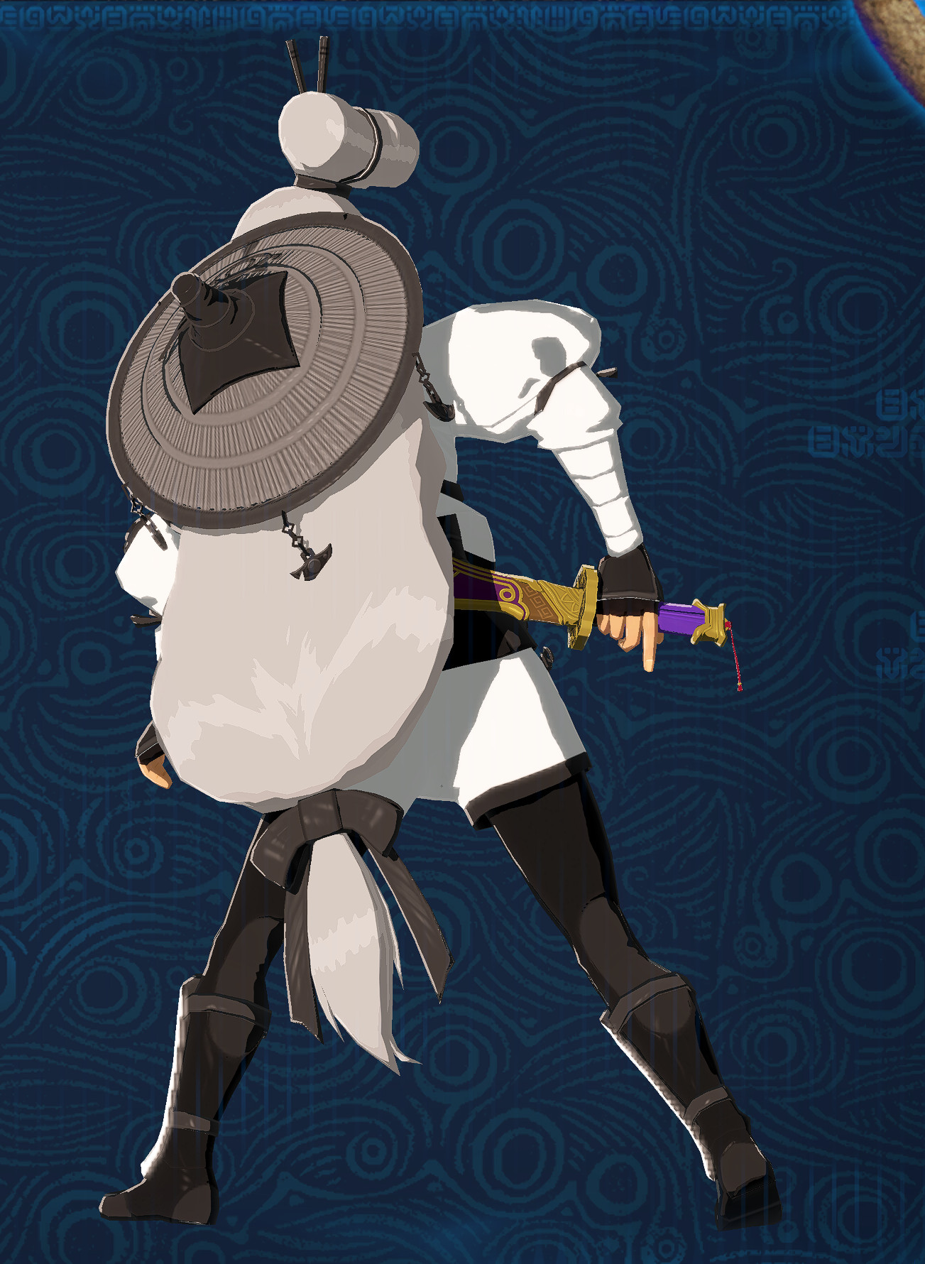 Monochromatic Impa Mod for Hyrule Warriors: Age of Calamity | HW:AOC Mods