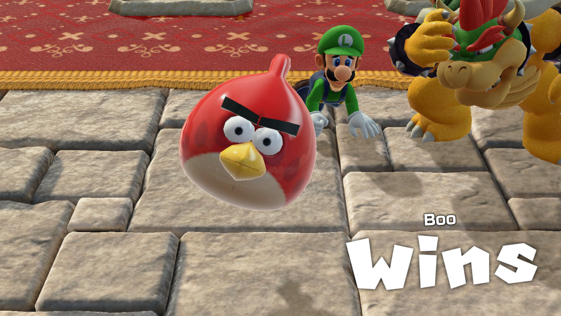 Red (Angry Birds) Mod for Super Mario Party Jamboree | SMPJ Mods