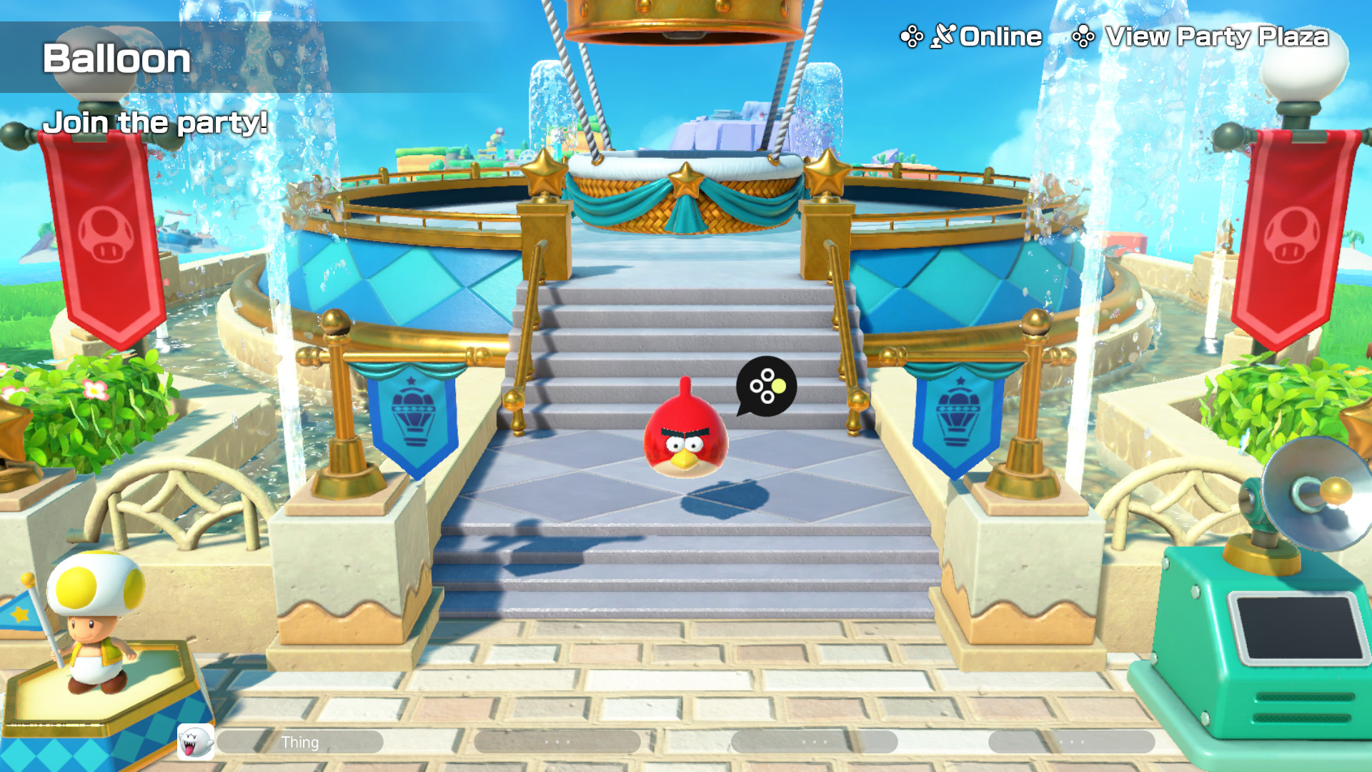 Red (Angry Birds) Mod for Super Mario Party Jamboree | SMPJ Mods