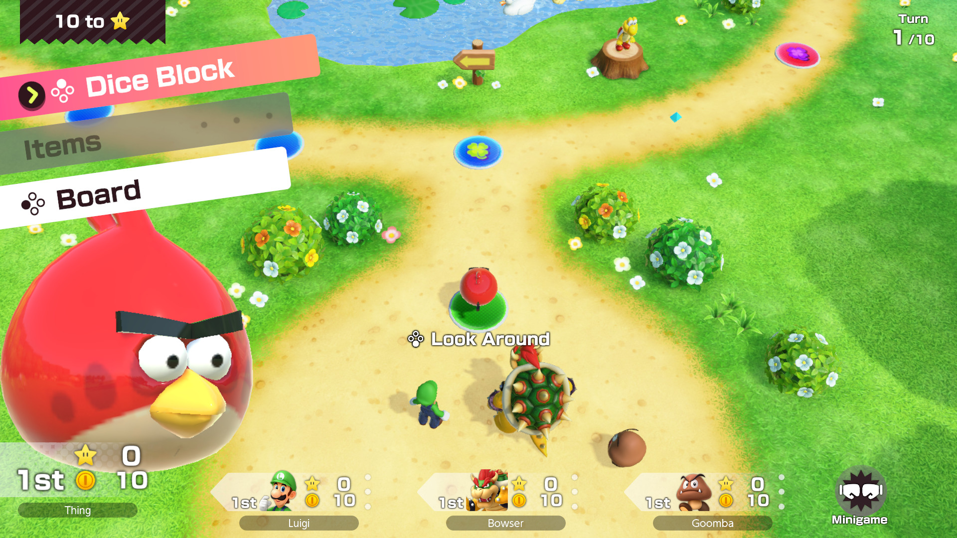 Red (Angry Birds) Mod for Super Mario Party Jamboree | SMPJ Mods