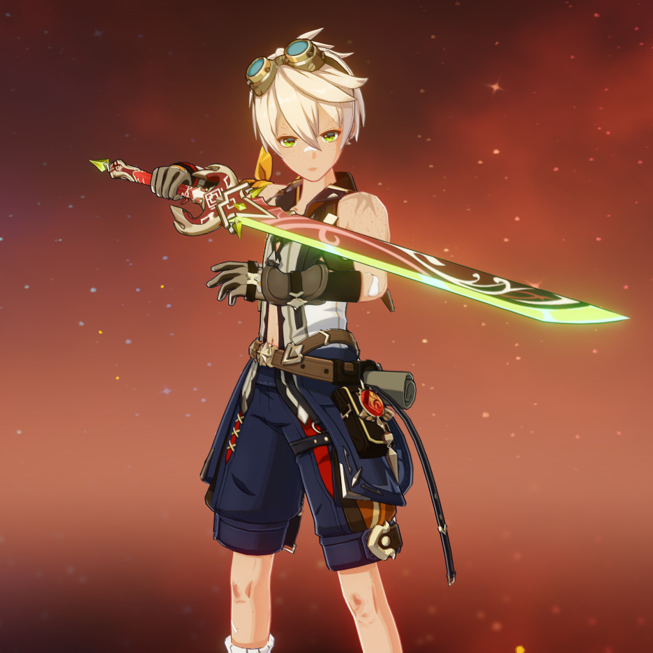 Jade Cutter Character Recolors Mod for Genshin Impact | GI Mods