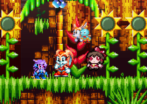 MINI Reimu Fumo & Sash Lilac ᗜˬᗜ Mod for Sonic 3 A.I.R. | S3AIR Mods