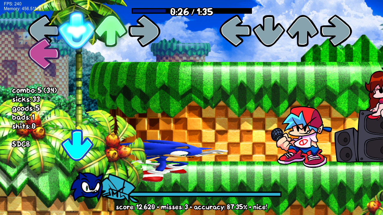 Alternative Stage for Portable V2 Mod for Friday Night Funkin' | FNF Mods