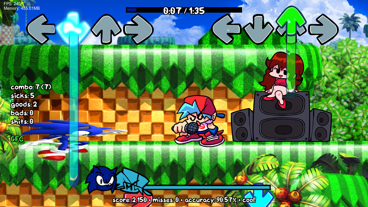 Alternative Stage for Portable V2 Mod for Friday Night Funkin' | FNF Mods