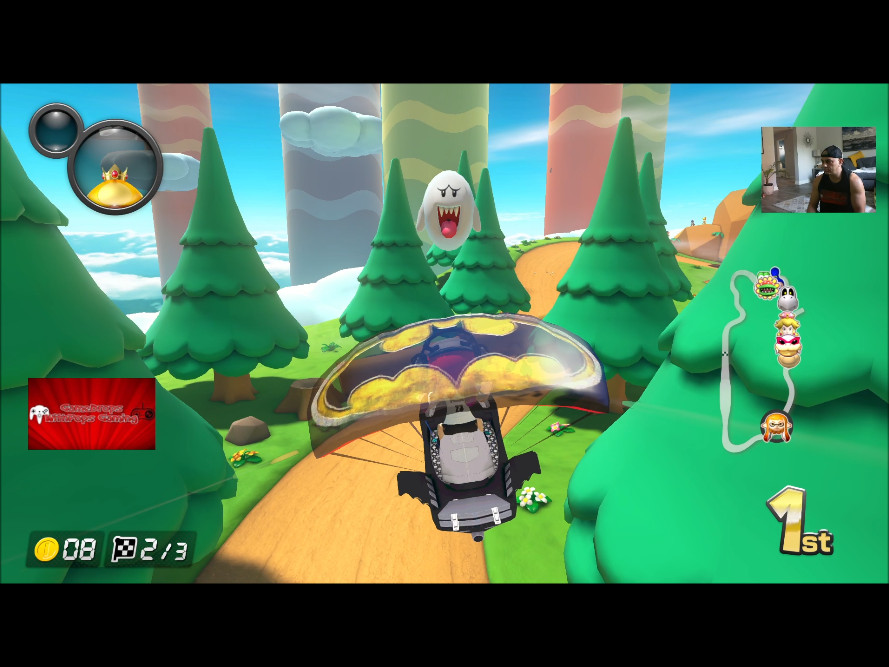 BatMan Logo Glider MK8D mod Mod for Mario Kart 8 Deluxe | MK8D Mods