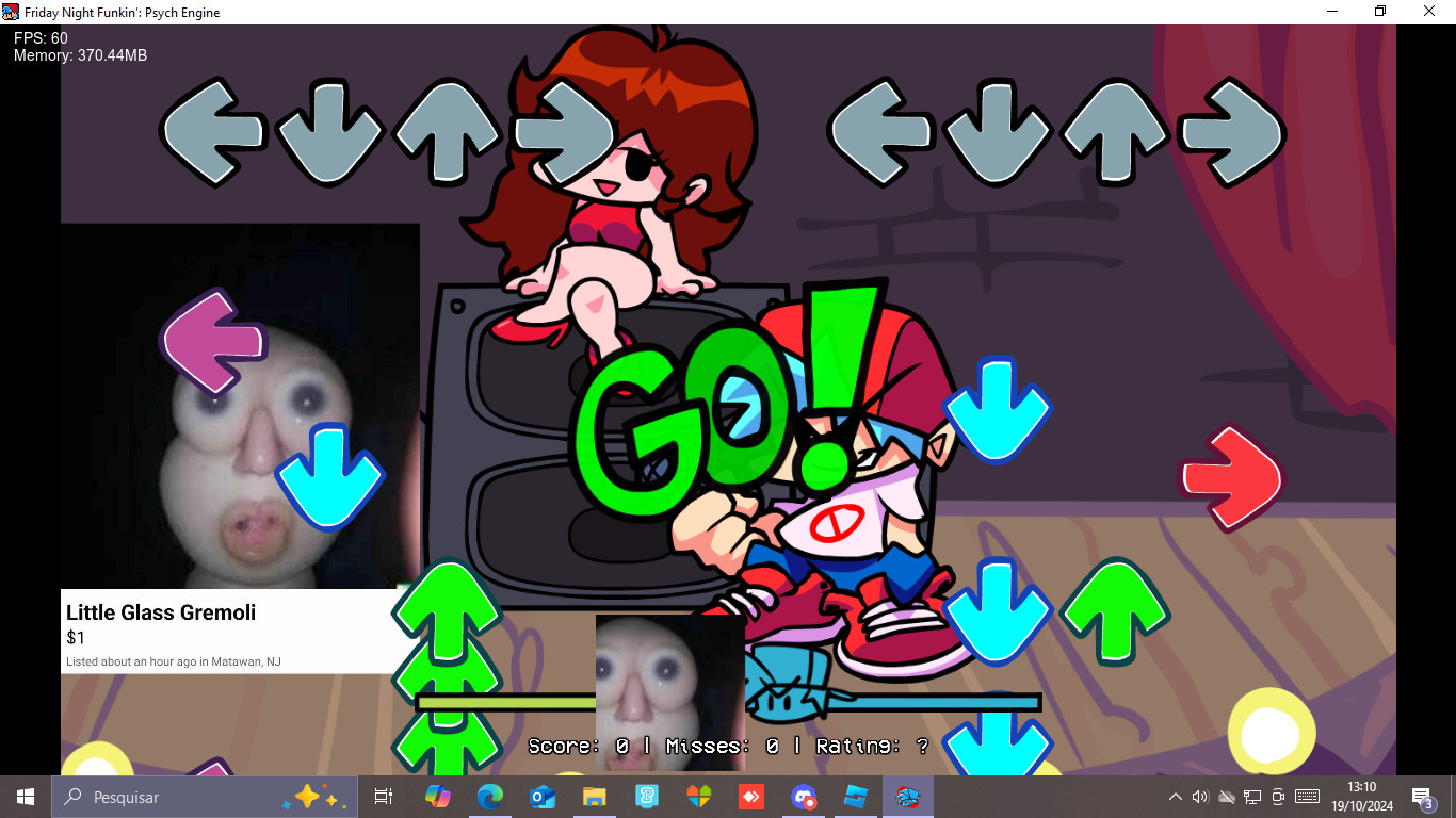 Vs little glass gremoli Mod for Friday Night Funkin' | FNF Mods