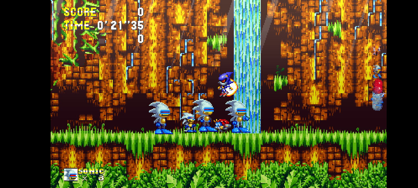 Mini Mecha Sonic MK.0 Prototype pet Mod for Sonic 3 A.I.R. | S3AIR Mods