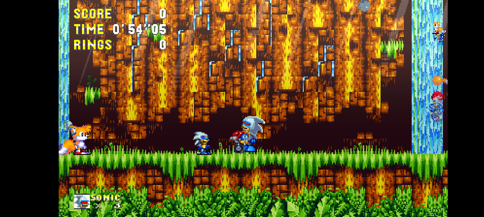 Mini Mecha Sonic MK.0 Prototype pet Mod for Sonic 3 A.I.R. | S3AIR Mods