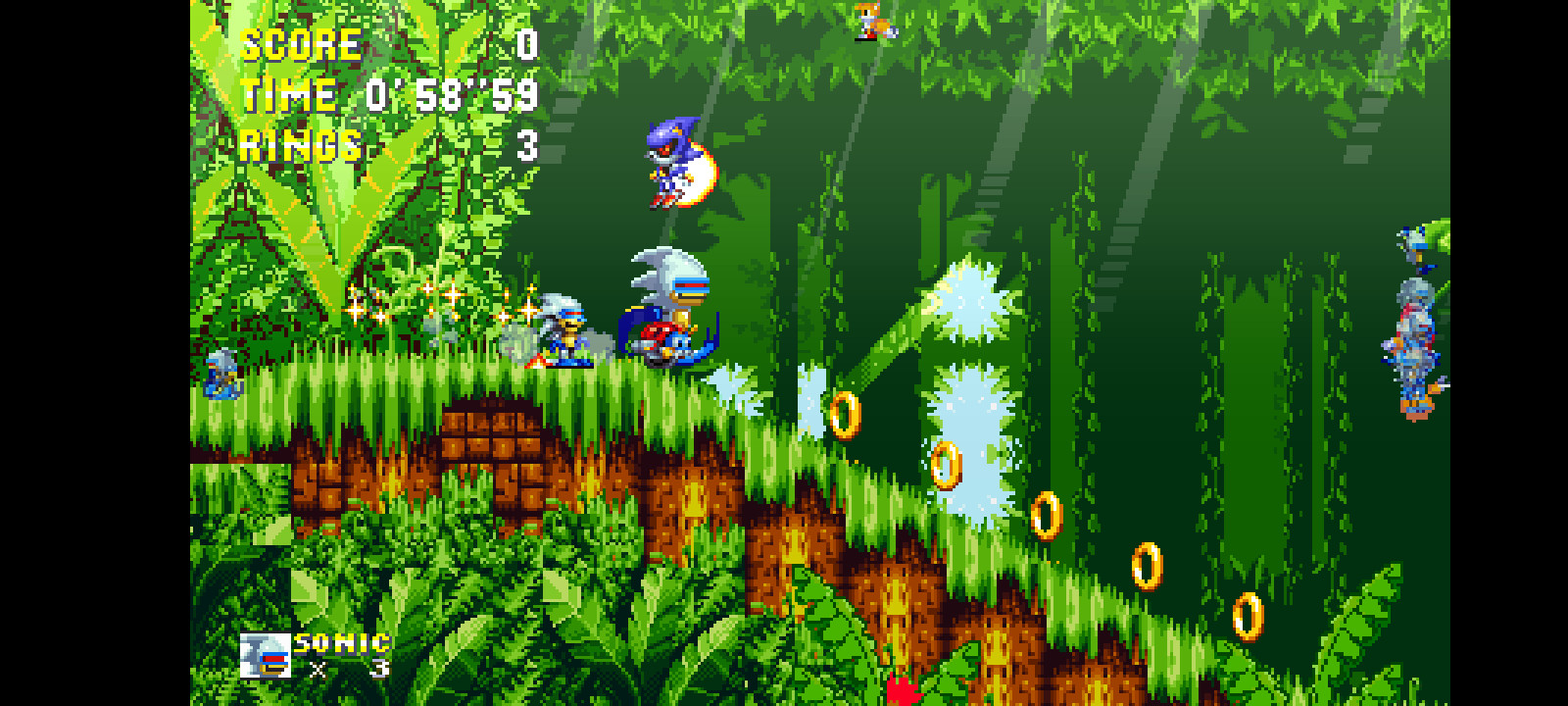 Mini Mecha Sonic MK.0 Prototype pet Mod for Sonic 3 A.I.R. | S3AIR Mods