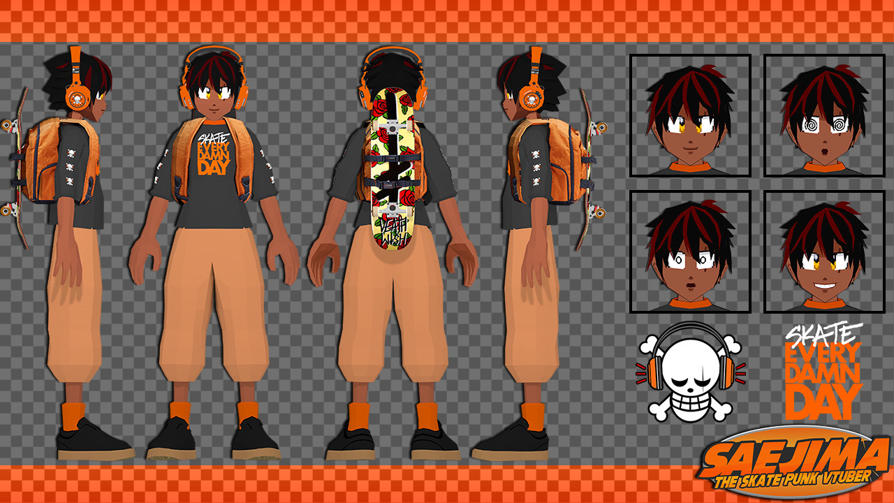 Saejima (OC) Mod for Bomb Rush Cyberfunk | BRC Mods