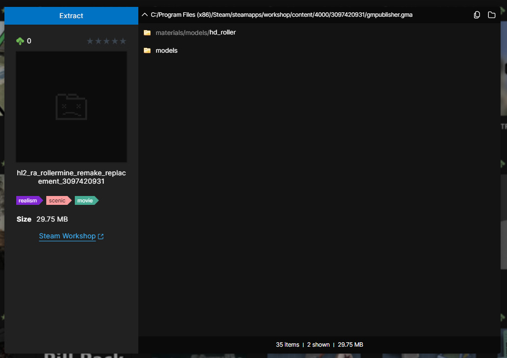 HL2 : RA | Rollermine Remake (Replacement) Mod for Garry's Mod | GMod Mods