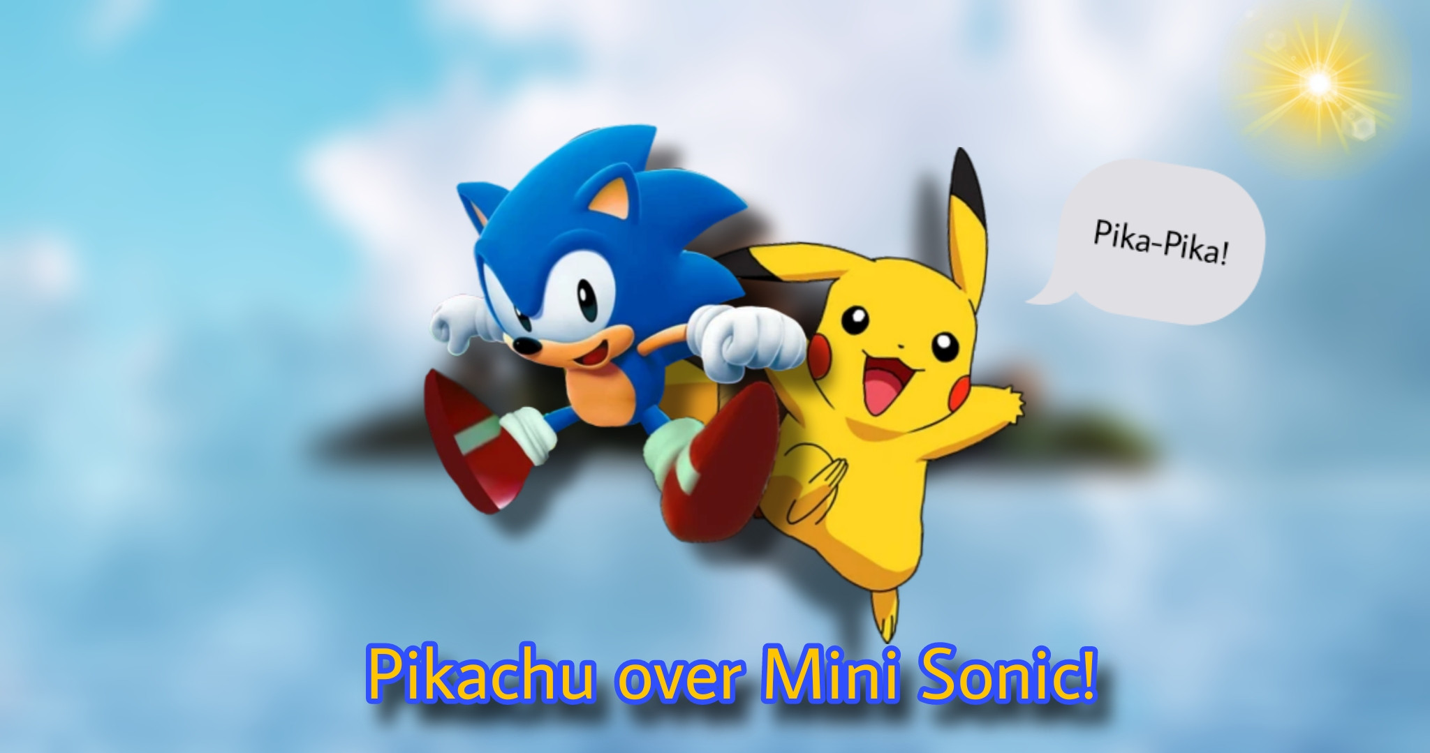 Pikachu Sonic Face Swap