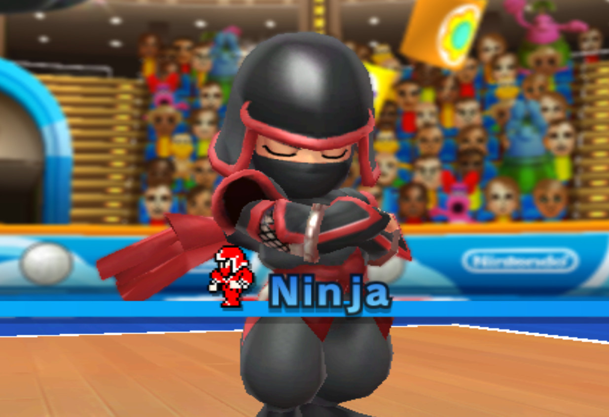 Black ninja Mod for Mario Sports Mix | MSM Mods