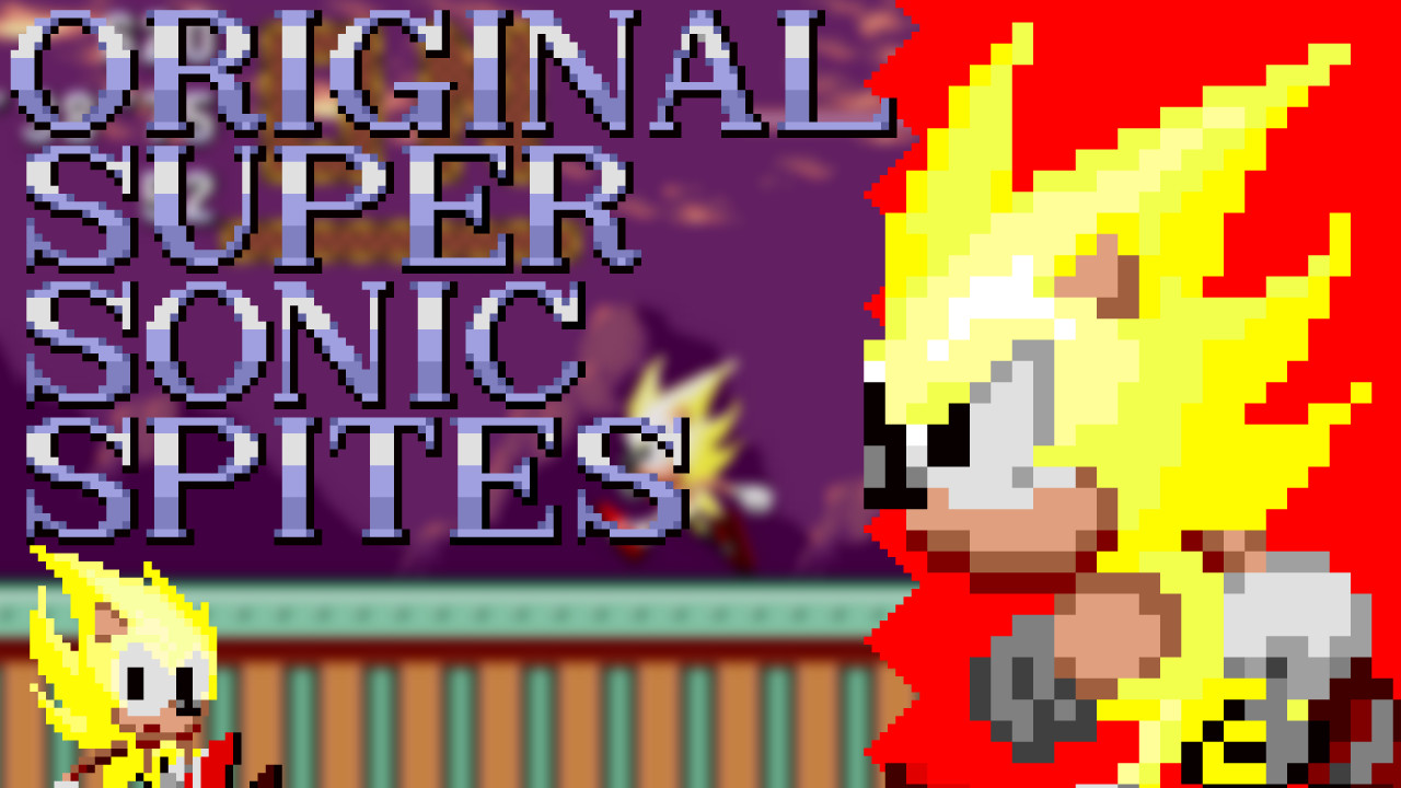 Original Super Sonic Sprites (+Fixed) Mod for Sonic the Hedgehog ...