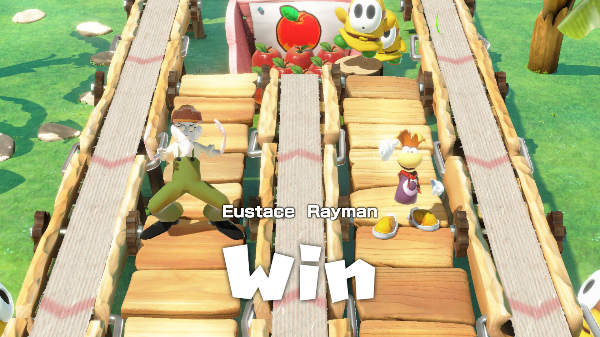 Rayman (over Mario) Mod for Super Mario Party Jamboree | SMPJ Mods