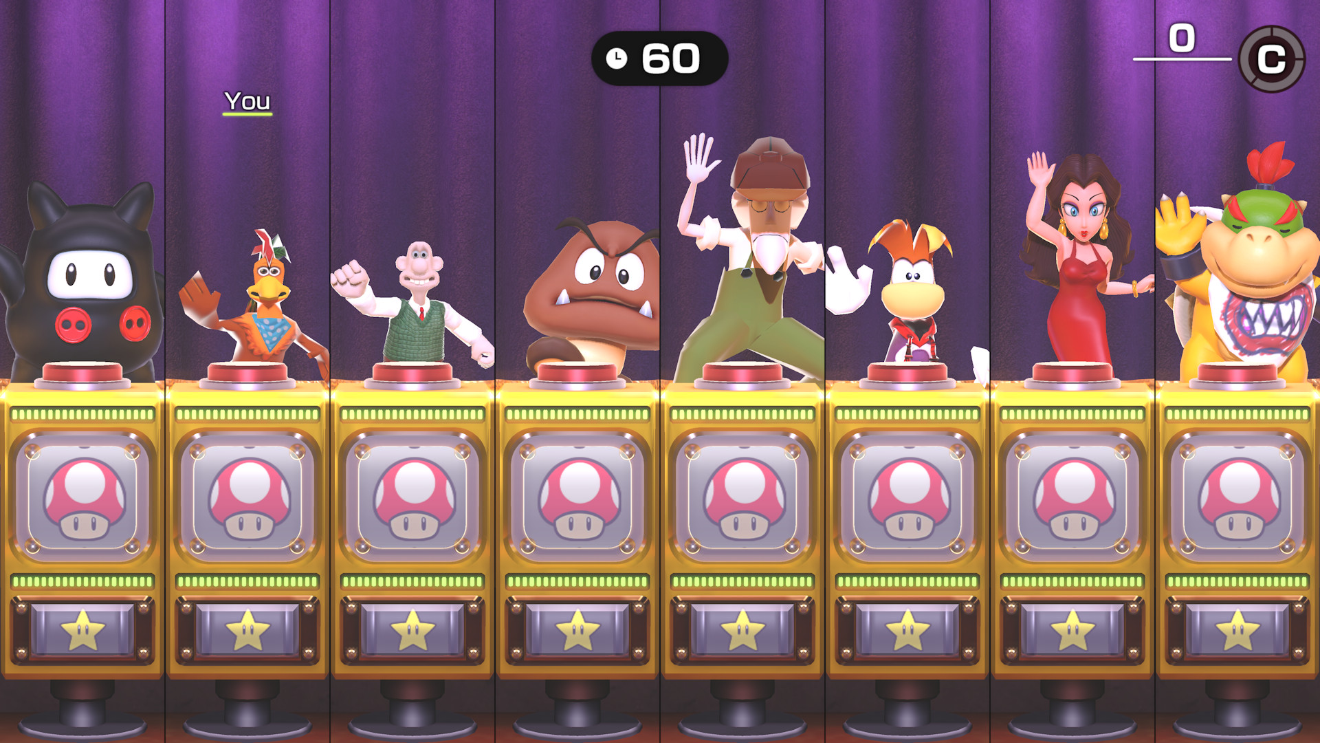 Wallace (over Luigi) Mod for Super Mario Party Jamboree | SMPJ Mods