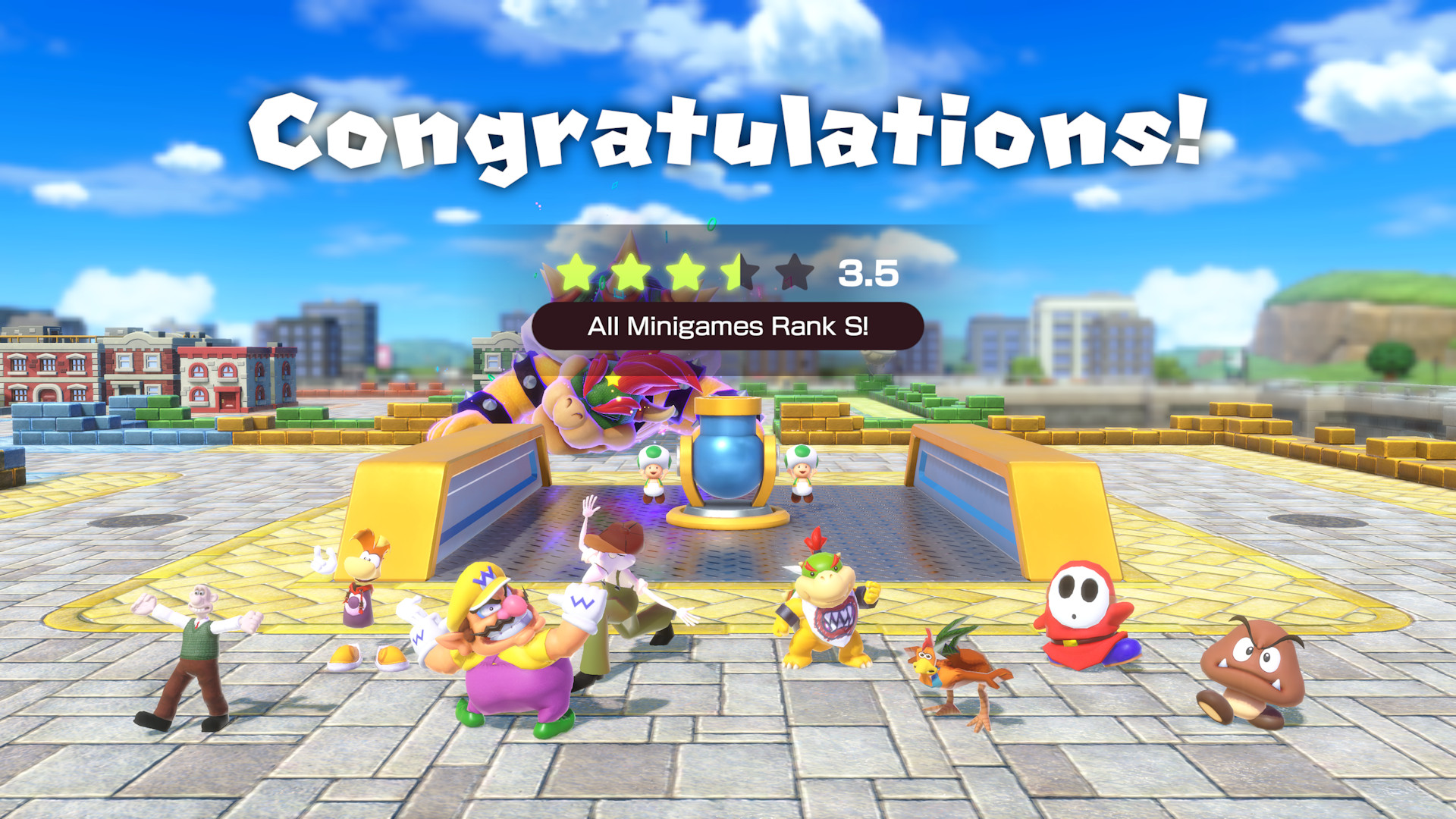 Wallace (over Luigi) Mod for Super Mario Party Jamboree | SMPJ Mods