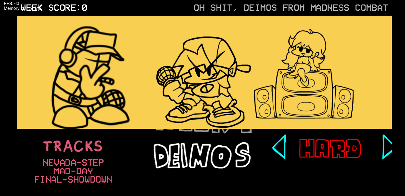 [RESTAURATION] Vs Deimos FNF MOD Mod for Friday Night Funkin' | FNF Mods