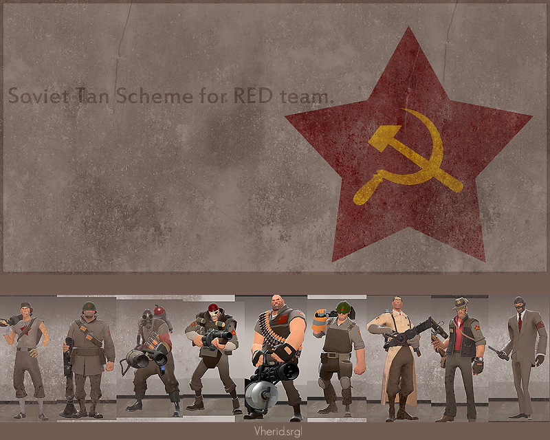 Soviet Red Tan Mod for Team Fortress 2 | TF2 Mods