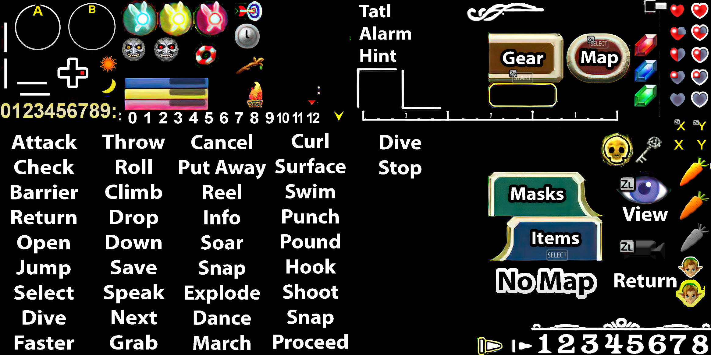 Project Restoration UI with Henriko's HUD Mod for The Legend of Zelda ...
