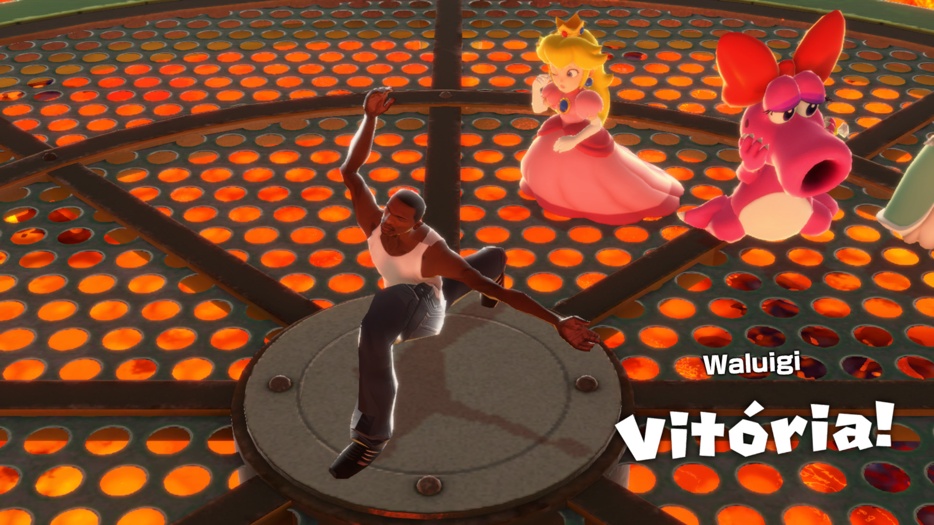 Carl the CJ Johnson Mod for Super Mario Party Jamboree | SMPJ Mods