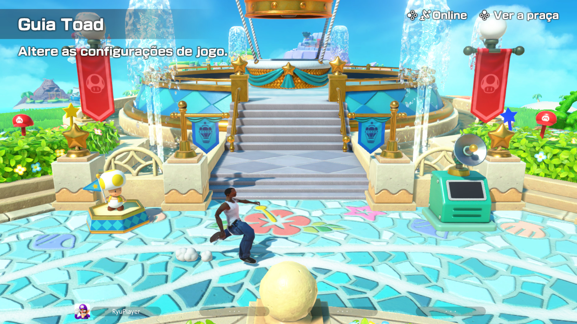 Carl the CJ Johnson Mod for Super Mario Party Jamboree | SMPJ Mods