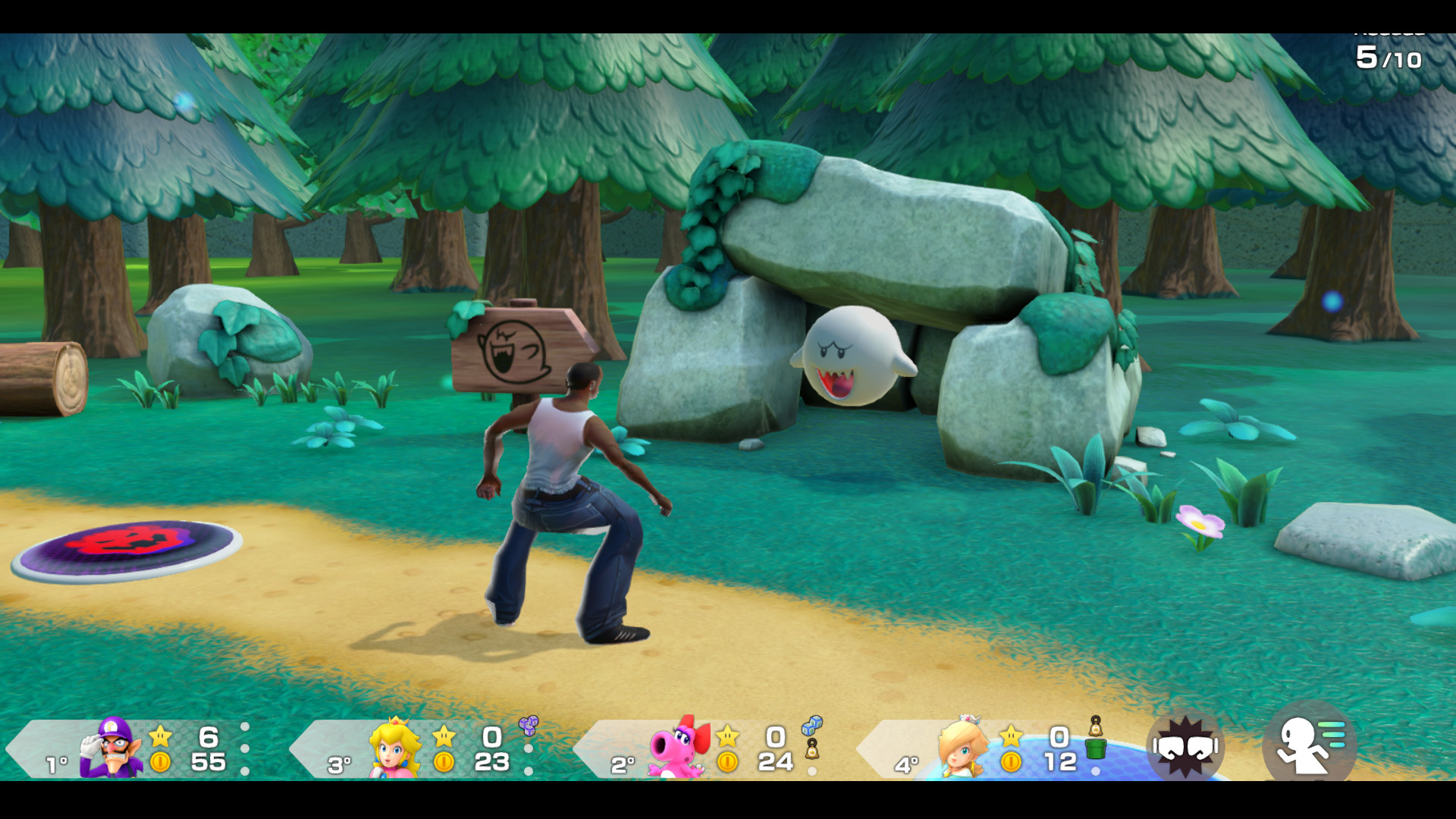 Carl the CJ Johnson Mod for Super Mario Party Jamboree | SMPJ Mods