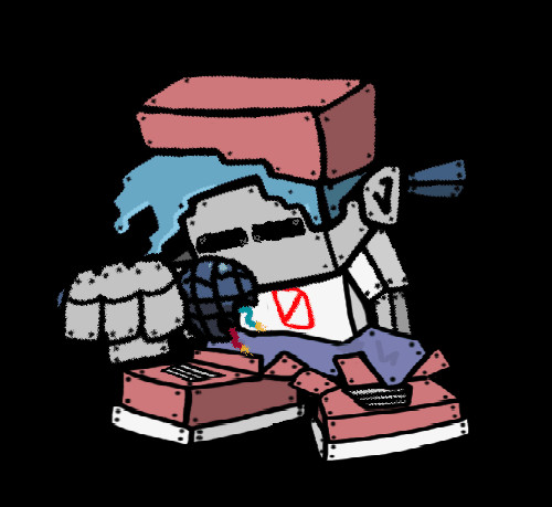 BeepBot Sprites (V3 Update) Mod for Friday Night Funkin' | FNF Mods
