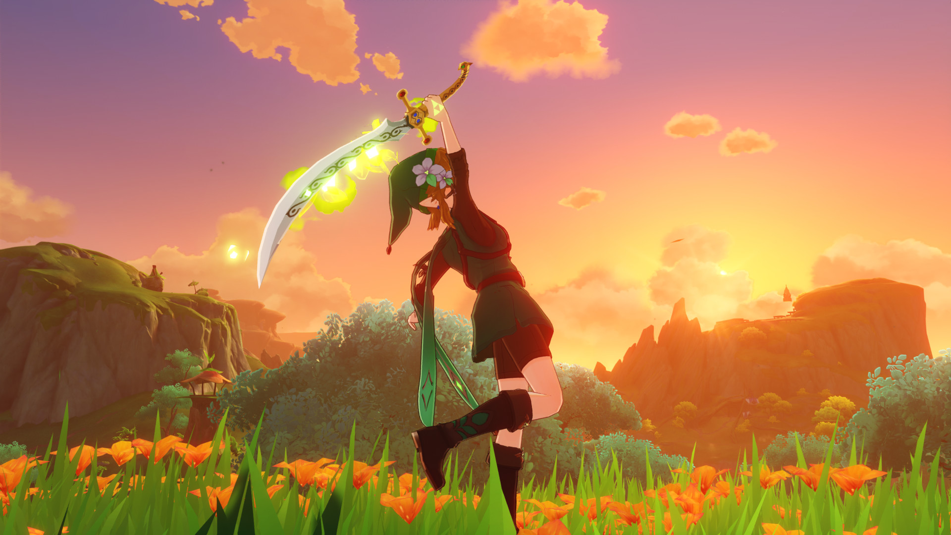 Moonlight Scimitar - Zelda BOTW Port Mod for Genshin Impact | GI Mods