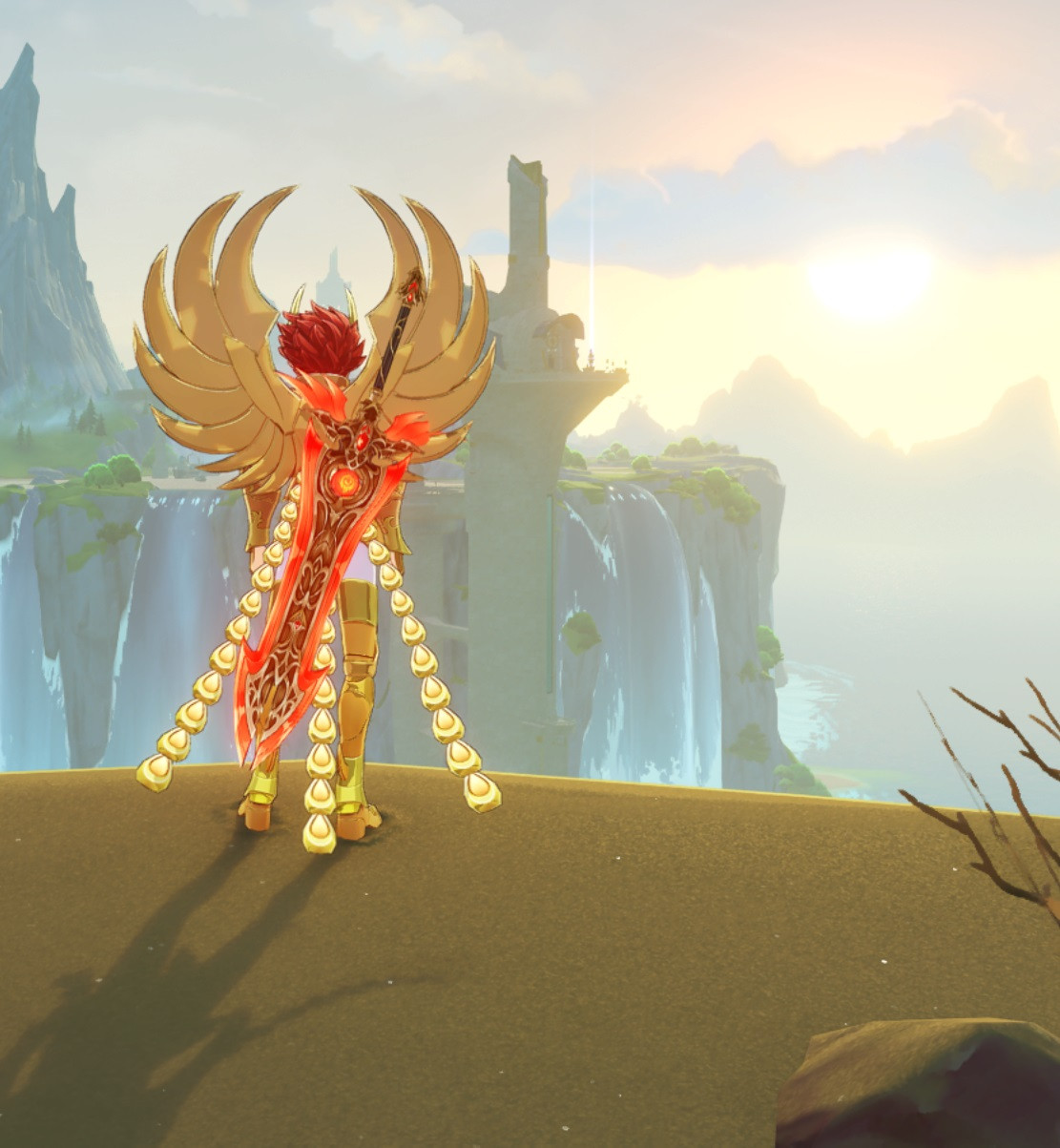 Divine Phoenix Cloth Diluc Mod for Genshin Impact | GI Mods