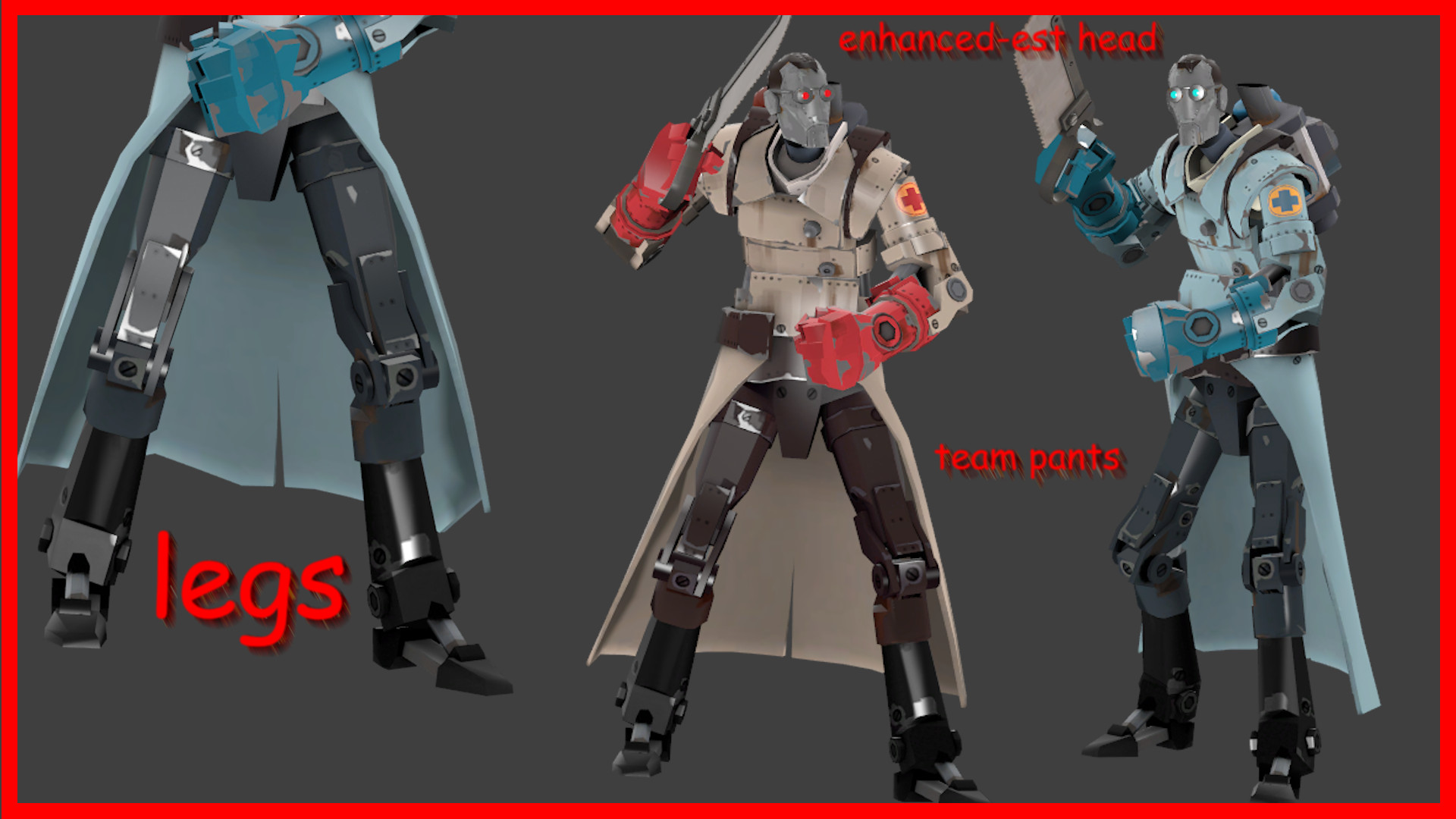Enhanced-est Legged Medic robot Mod for Team Fortress 2 | TF2 Mods