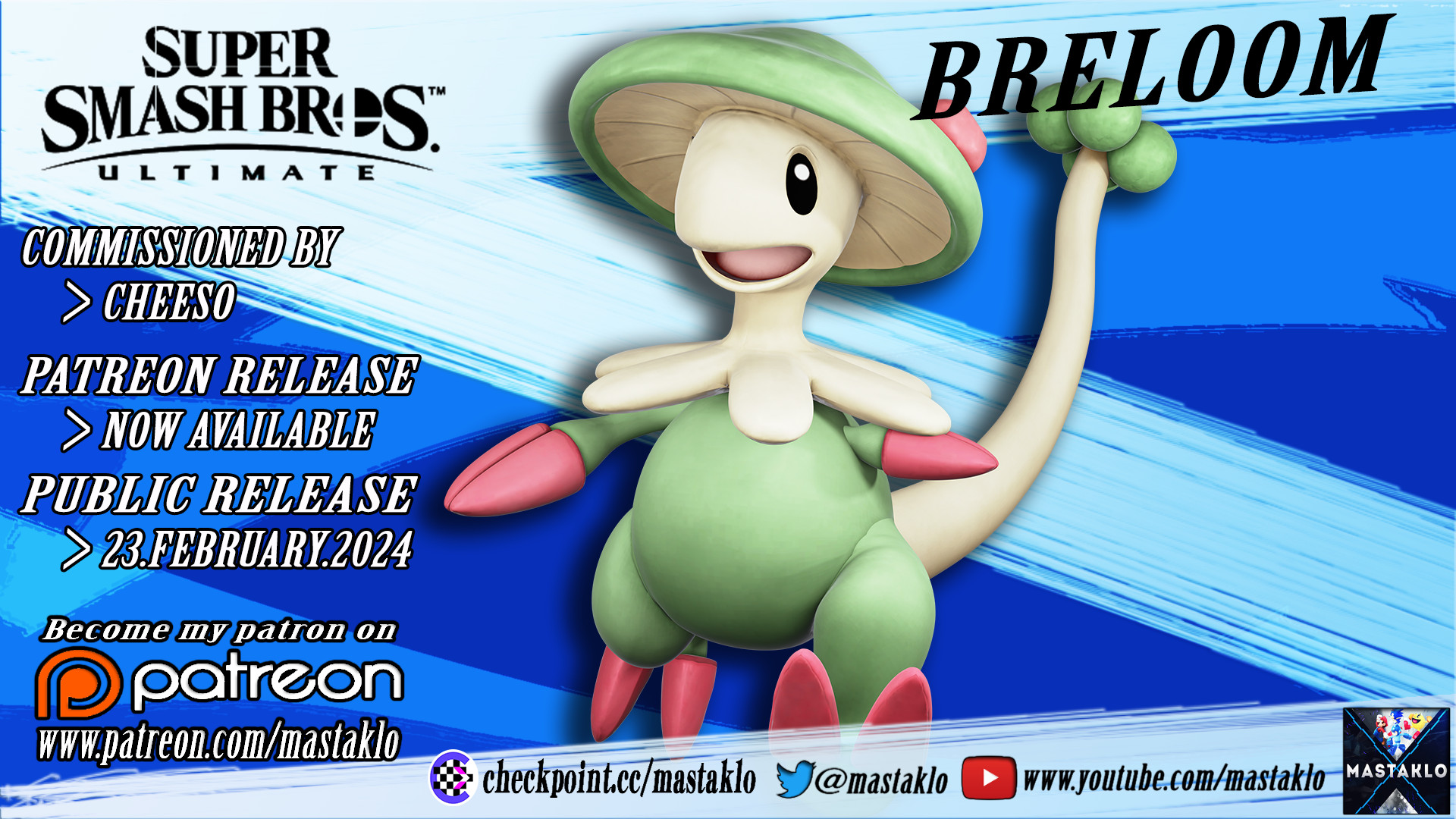 Breloom Mod for Super Smash Bros. Ultimate | SSBU Mods